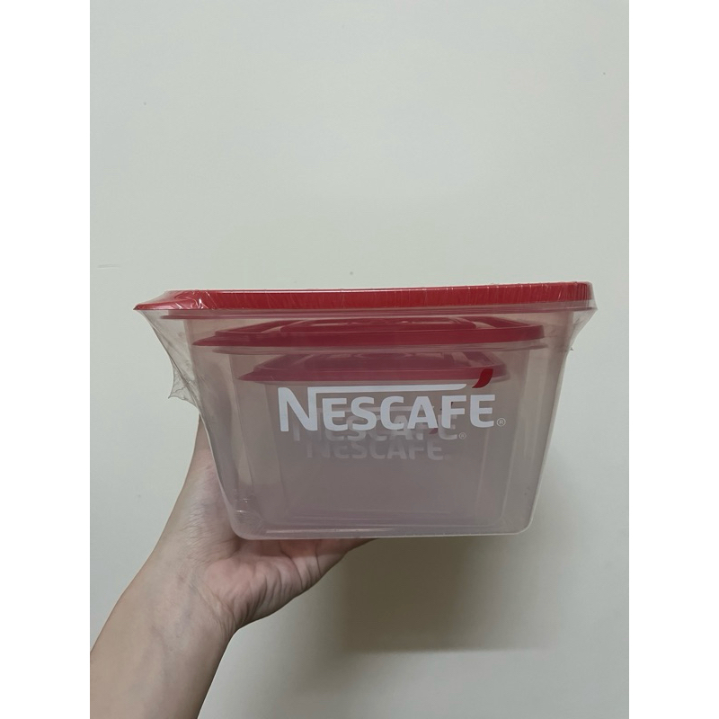 Combo of 3 Nescafe plastic boxes with lids | Shopee Philippines