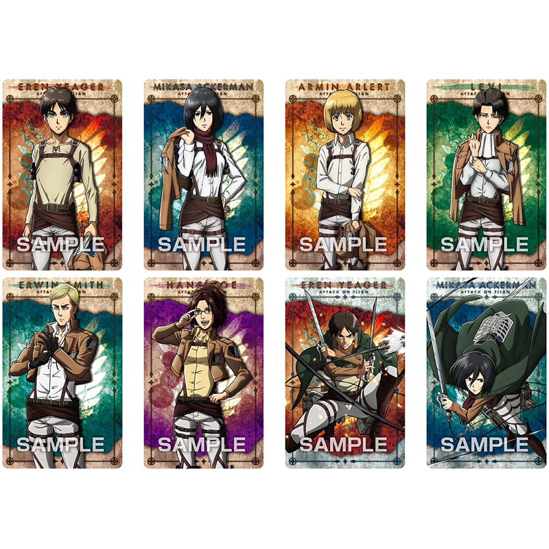Dignity Card | Attack On Titan Random Pack (assorted) | Shopee Philippines