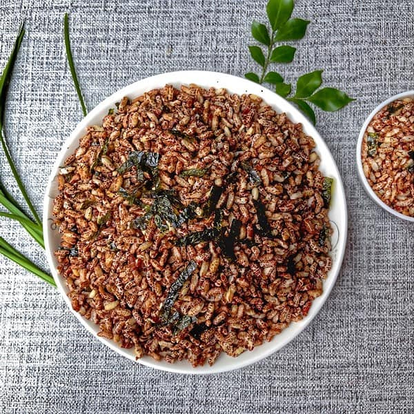 1kg of crispy brown rice dried with seaweed, vegetarian, snack, diet ...