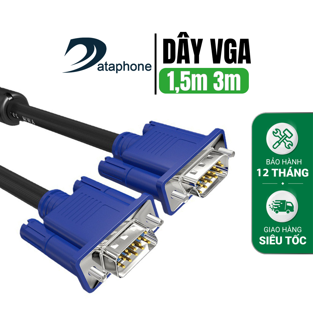Vga cable length 1.5m 3m, transmits sharp Full HD image quality, stable ...