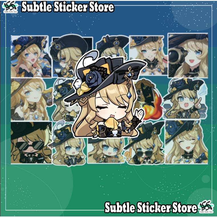 [genshin Impact] - Set Of 10 / 15 Stickers Navia - Chief Spina di ...