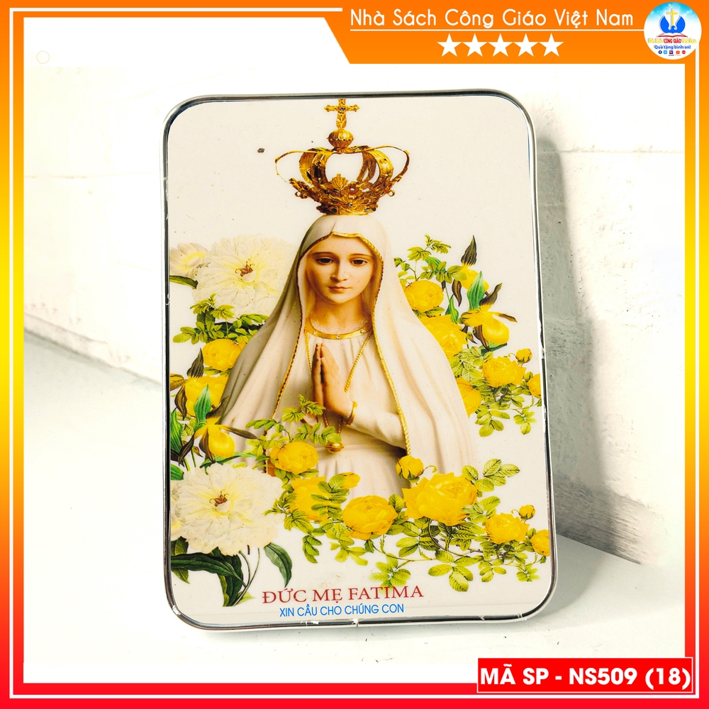 Photo frame of the Virgin Mary 15x21cm for table, wall hanging with ...
