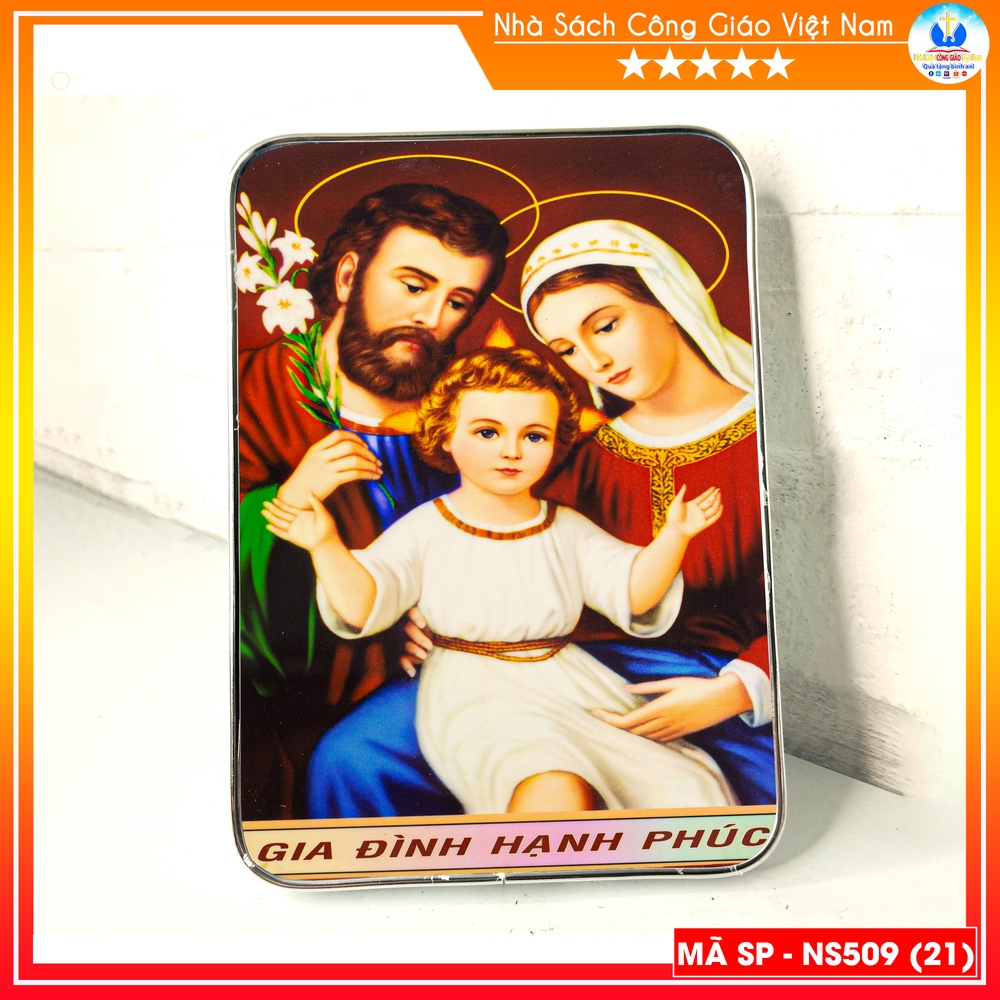 Virgin Mary photo frame 15x21cm for table, wall hanging with silver ...