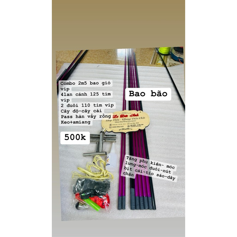 Genuine full size kite making combo 2m-3m5 | Shopee Philippines