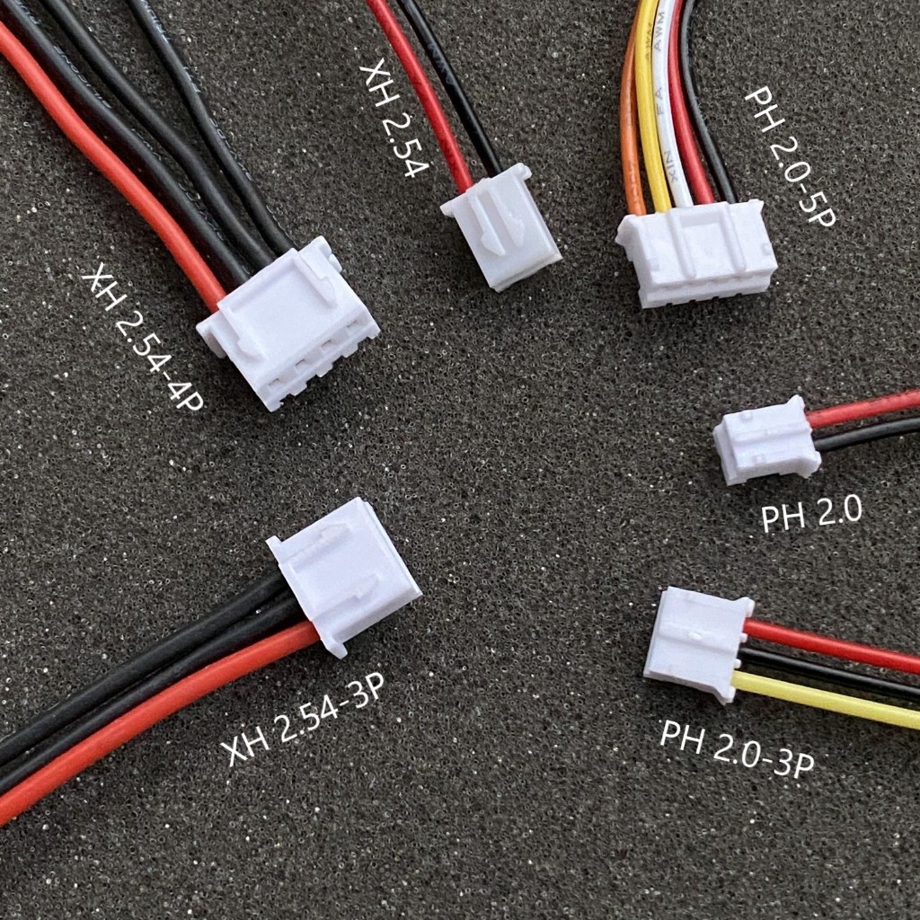 Wire Connecting bus connector Types 20cm ZH1.25 PH2.0 XH2.54 2 / 3 /4P ...