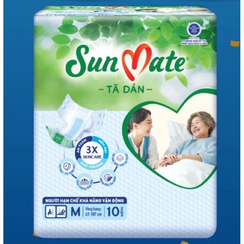 Sunmate adult diapers, pack of 10 pieces of all sizes (new model ...