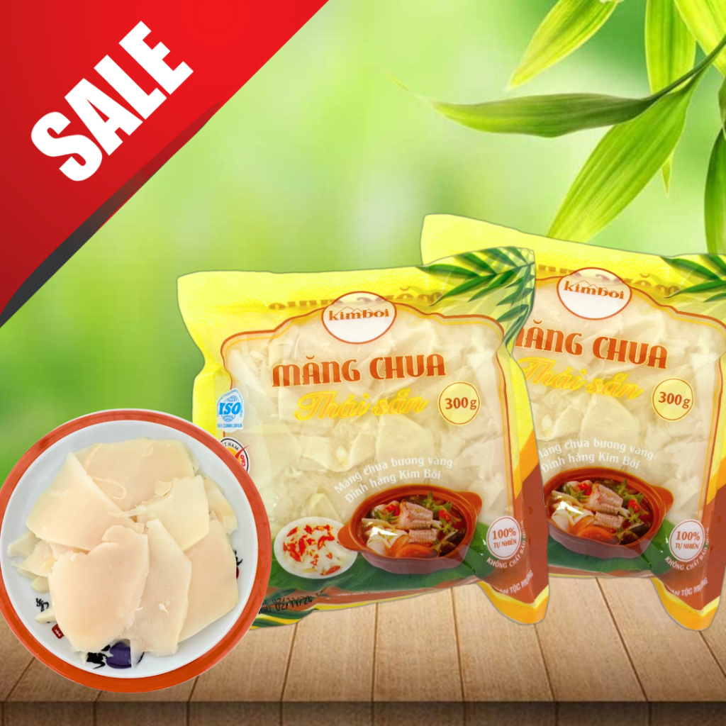 Combo of 2 Pre-Thai Sour Bamboo Shoots - 300g Pack - OCCOP 4 STARS ...