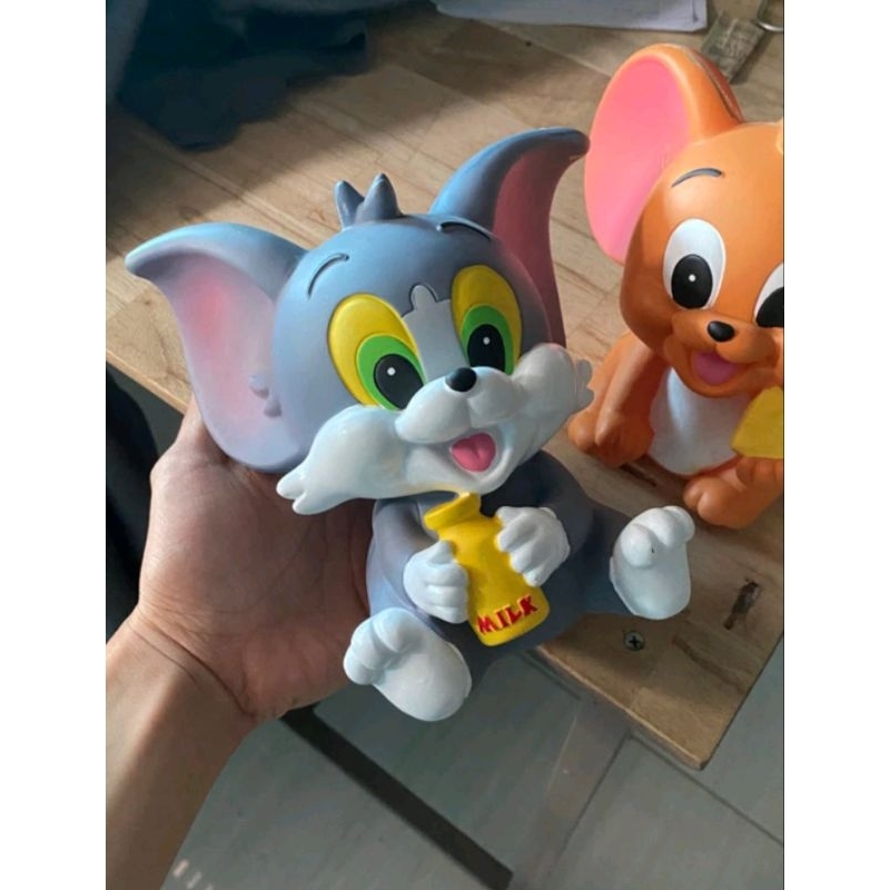 Tom And JERRY Children Coloring Plaster Statue | Shopee Philippines
