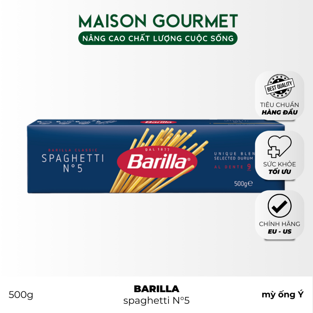 Barilla SPAGHETTI MEDIUM FIBER NOODLES (500g) | Shopee Philippines
