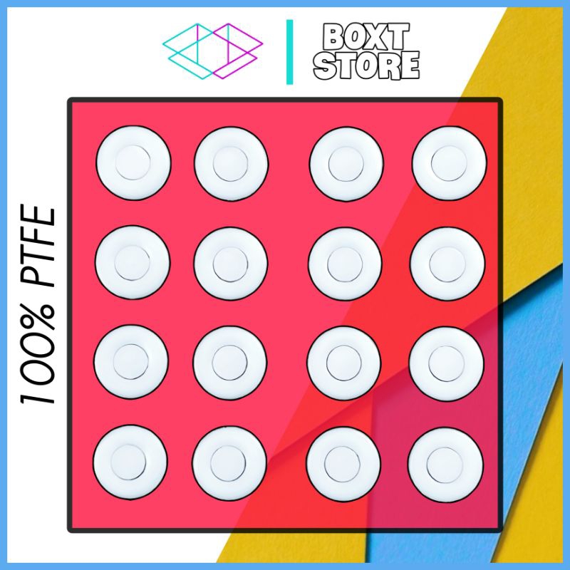 Mouse Feet Donuts PTFE WHITE ICE for Gaming Mouse - Feet Universal DIY ...