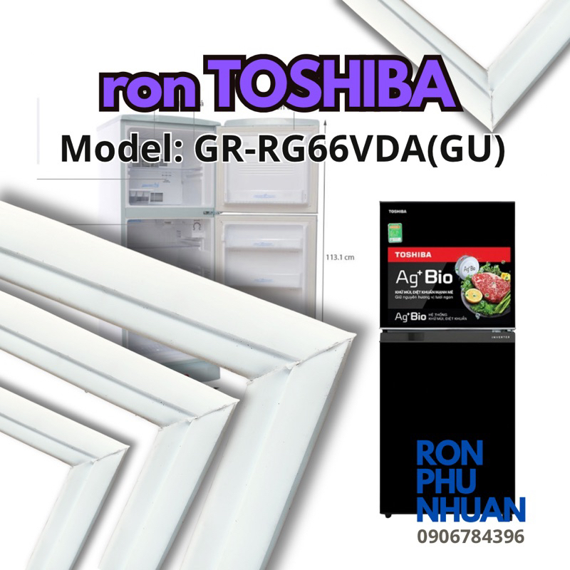 The Ron Of The Toshiba Refrigerator Door Model GR- RG 66 VDA (GU) Avoids The Freezer For Easy ...