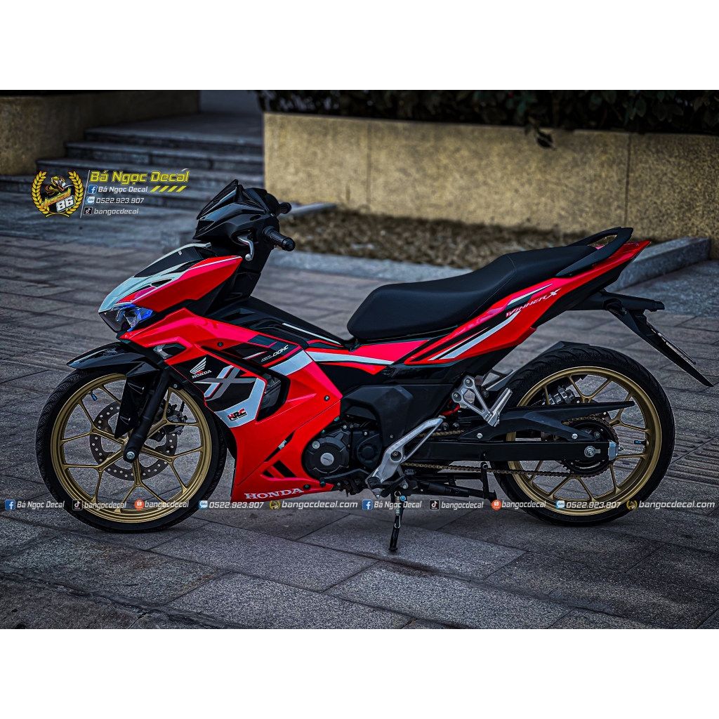 HRC 2024 STICKER FOR WINNER X V3 RED HRC 2023 | Shopee Philippines