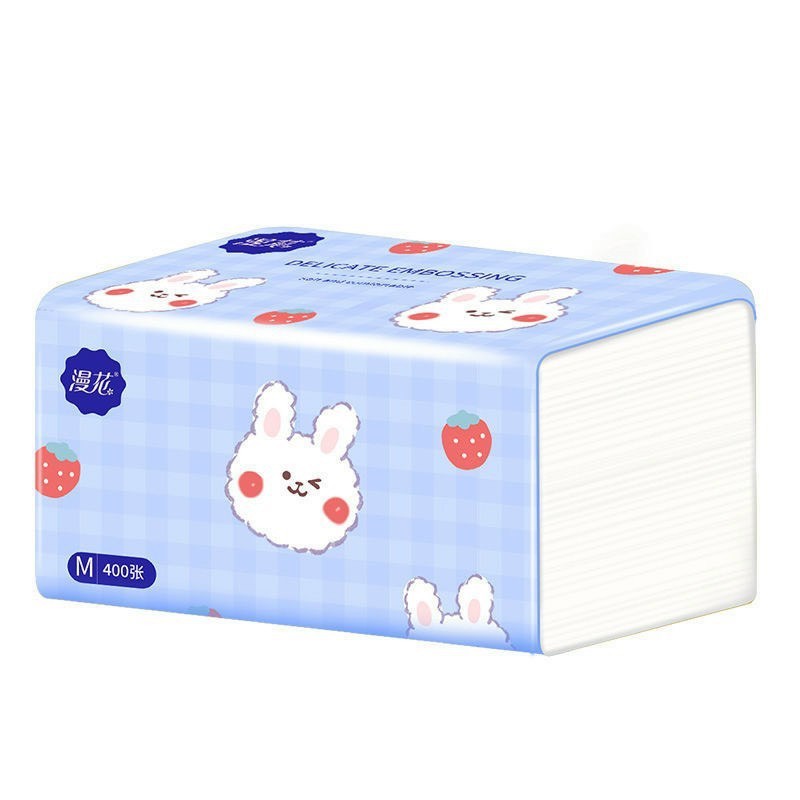 Super Soft White Rabbit Napkins Box of 40 Packs of Rabbit Shaped ...