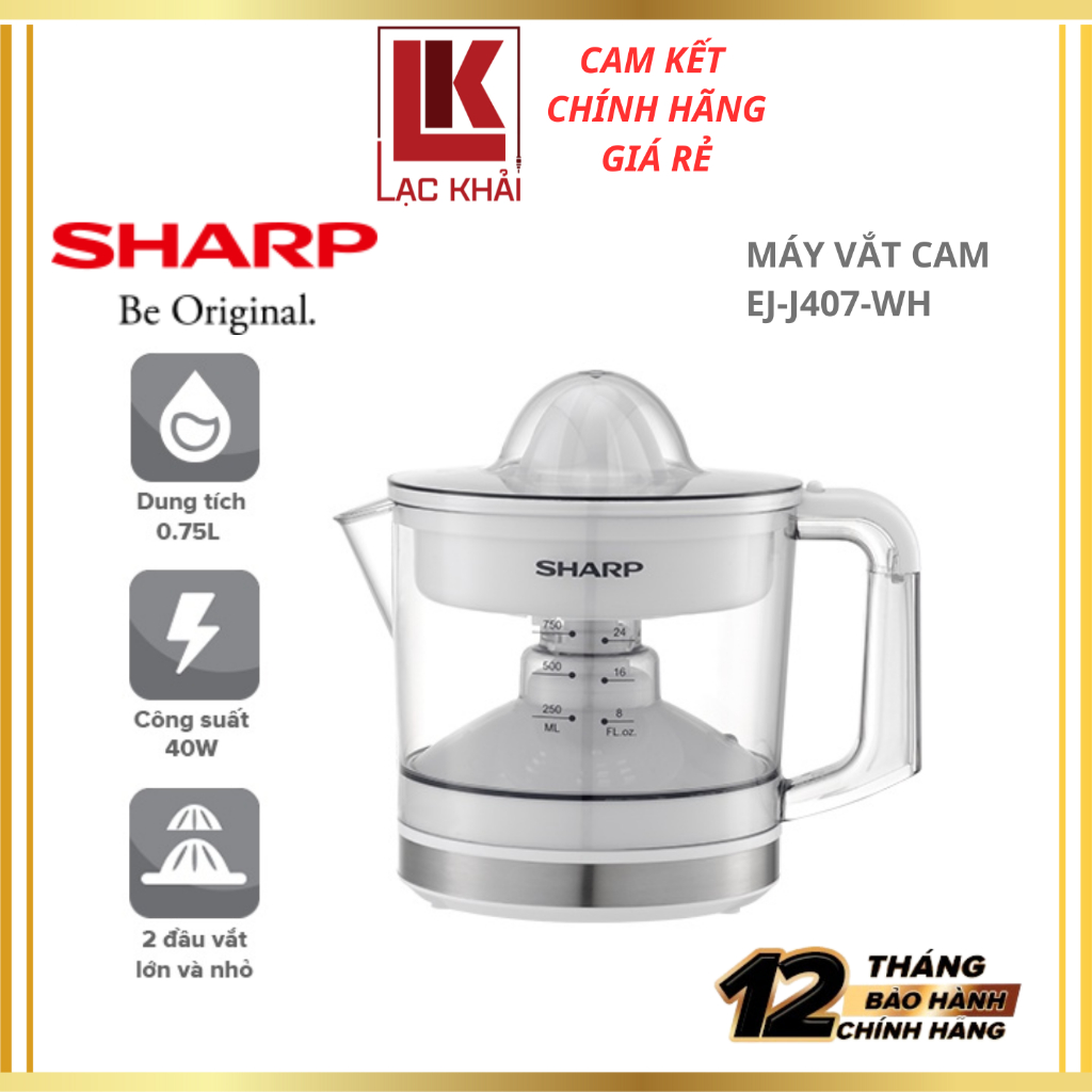 Sharp EJ-J407 Orange Juicer (White/Black) New Model 2020 - Genuine Product - | Shopee Philippines