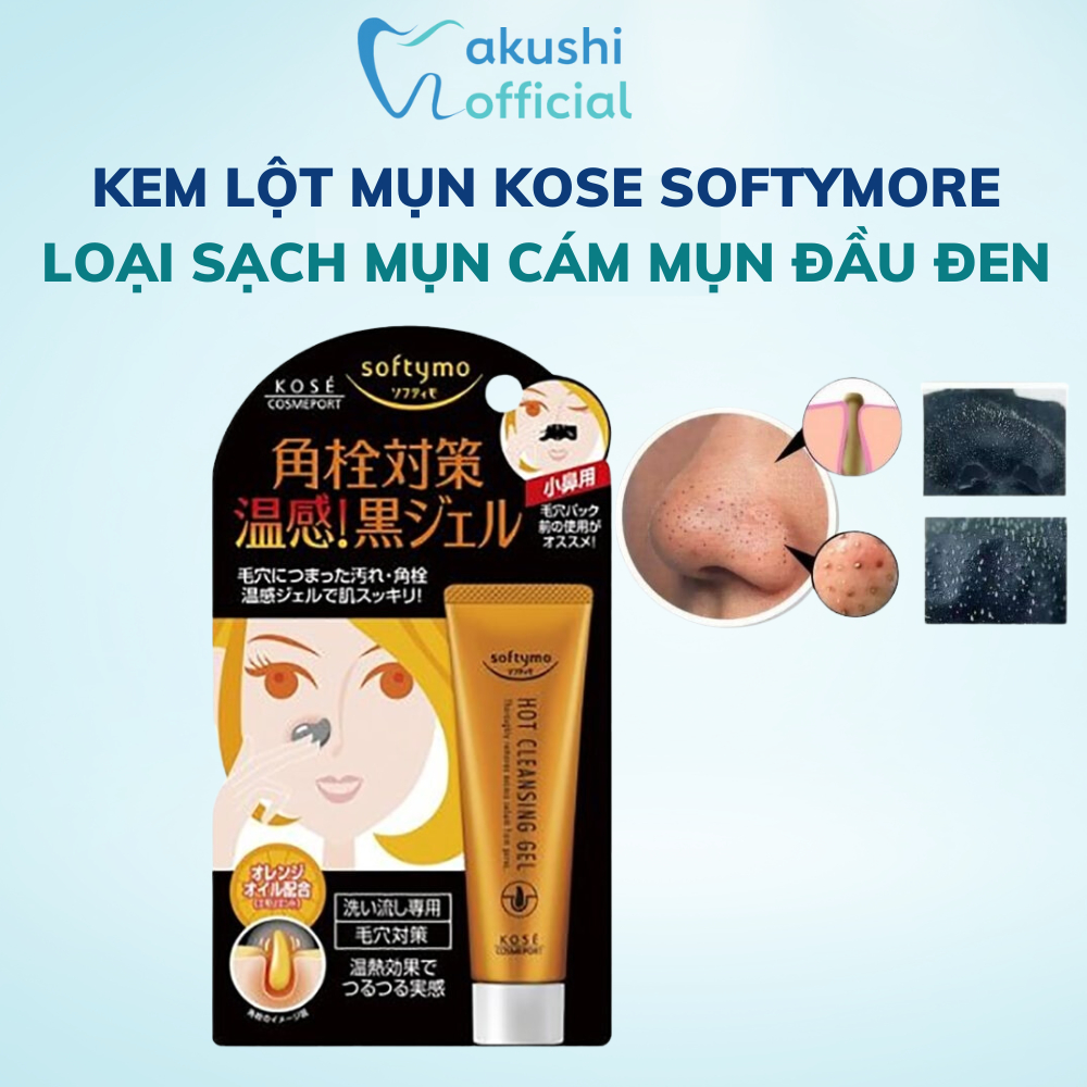 Kose Softymo Cleansing Gel Japan | Kose Blackhead Remover 25g - Hakushi ...