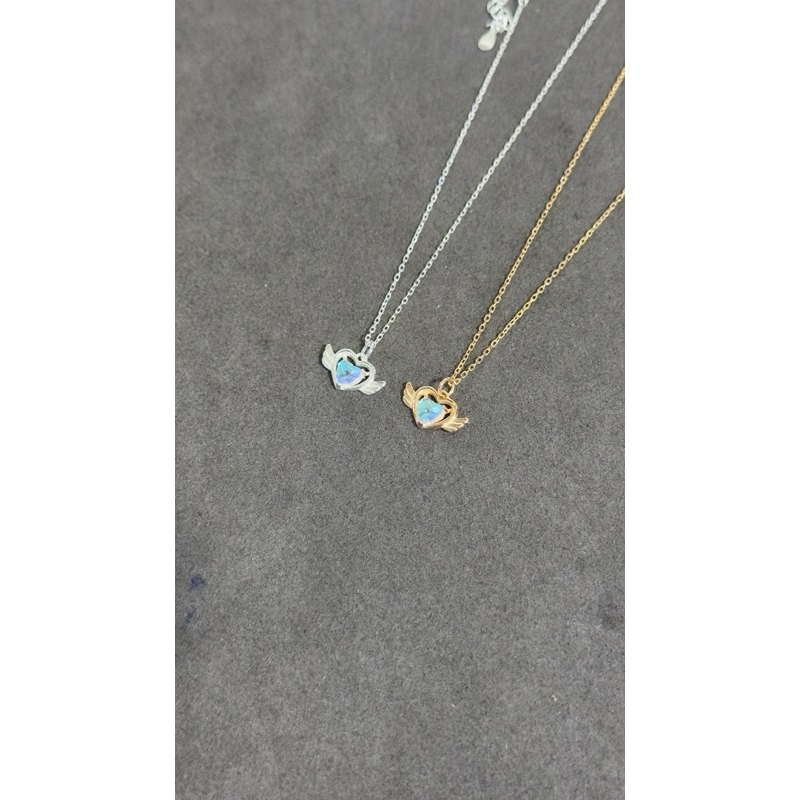 Italian Silver Chain 925 (Silver. Shake Gold Rose Gold) Heart-Shaped ...