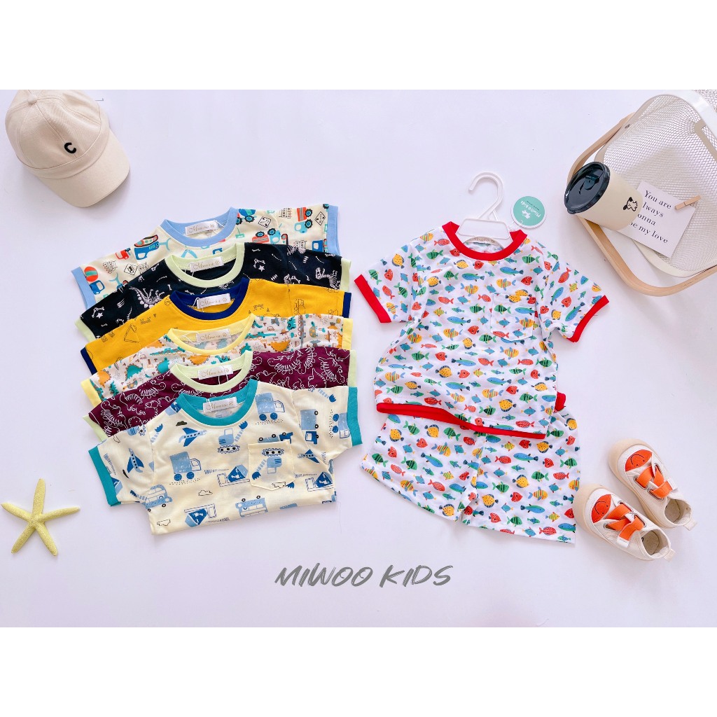 Miwoo kids thigh elastic set with unique patterns and color border ...