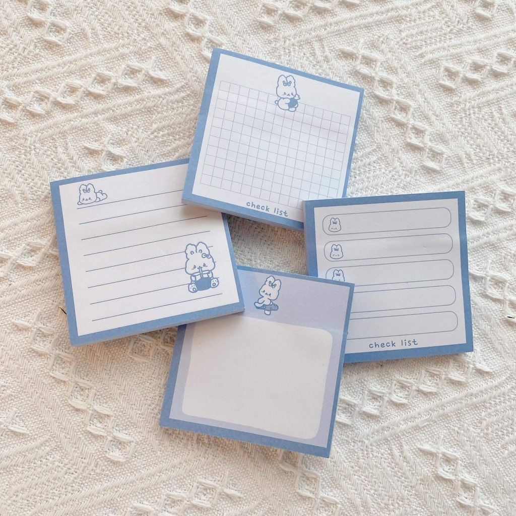 Cute blue tone checklist notepad | Shopee Philippines
