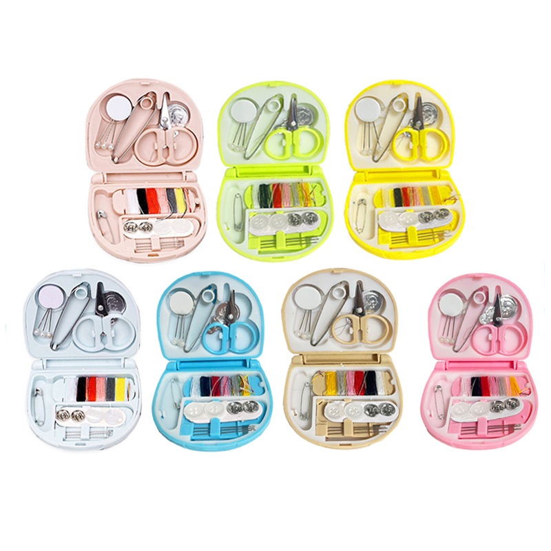 Sewing kit including scissors and Mini pocket needle | Shopee Philippines