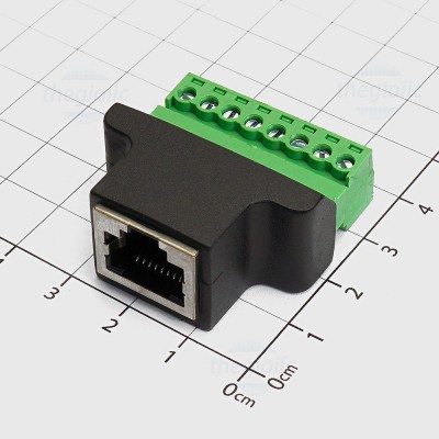 Rj45 Female Port Output 8 Pins Wire Connector | Shopee Philippines
