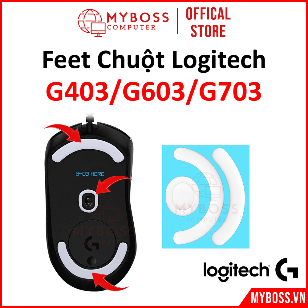 [SUPER Cheap] Logitech G403/G603/G703 Mouse Feet Sticker Extremely ...