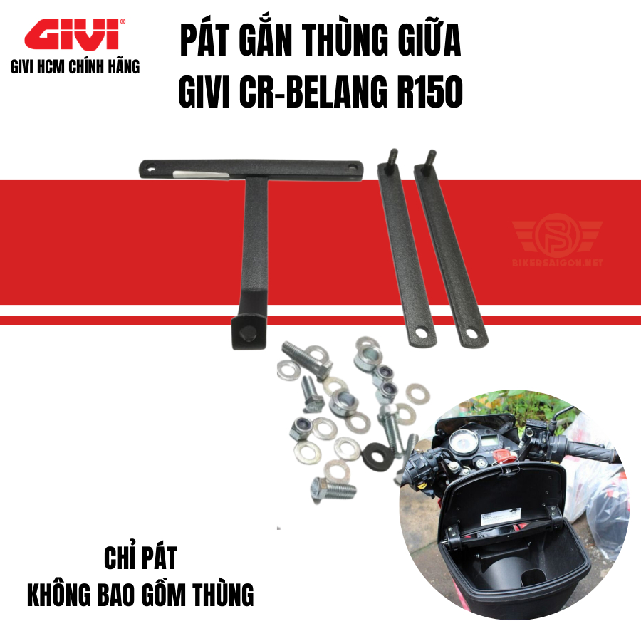Genuine GIVI Middle Trunk Mounting Pad for Suzuki Belang R150 - GENUINE ...