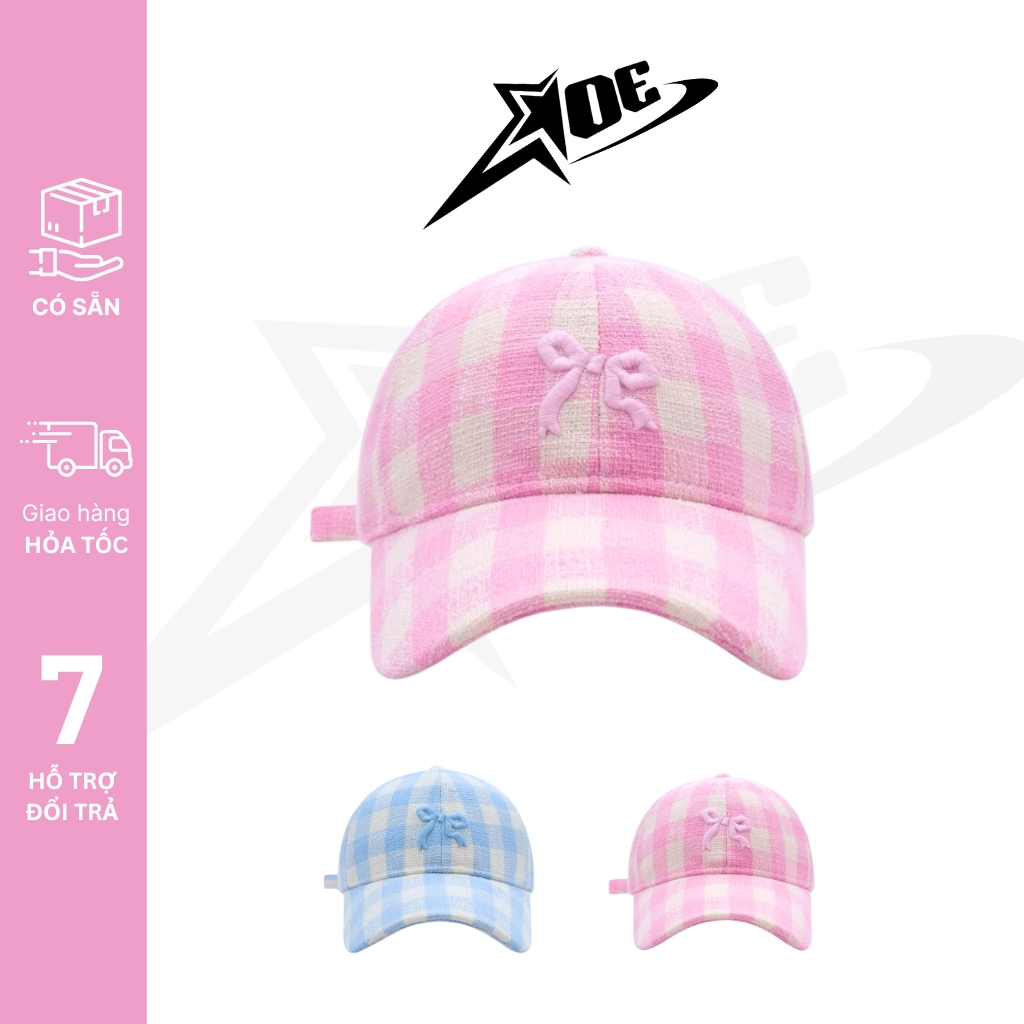 Aoe STUDIO - Y2K cap with striped khaki hat material embroidered with ...