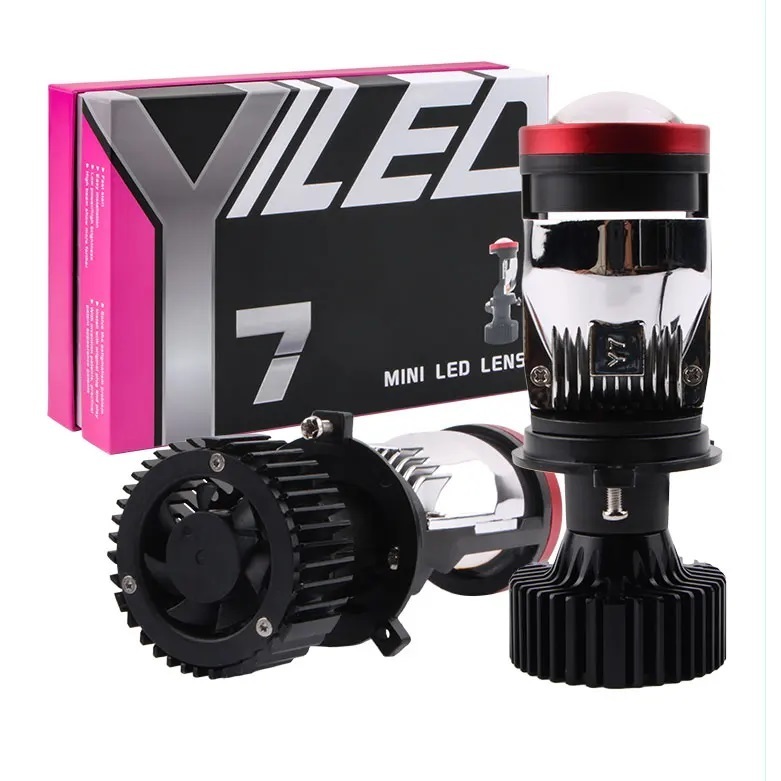 Y7s mini led ball with 3 color modes. installed on cars and motorbikes ...
