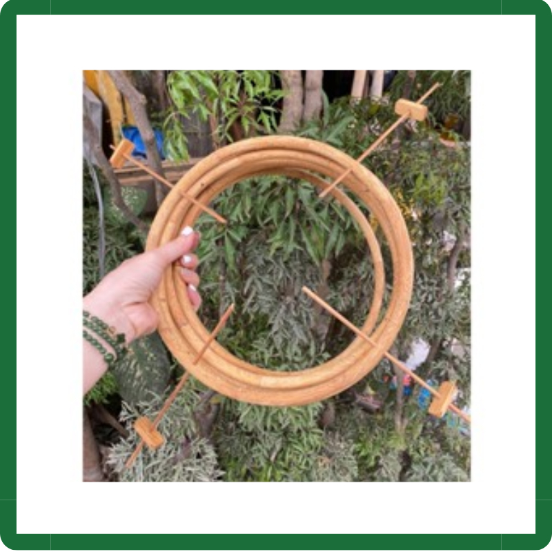 Bamboo round bridge with ears for crested bird cages at Bao Anh Bird ...
