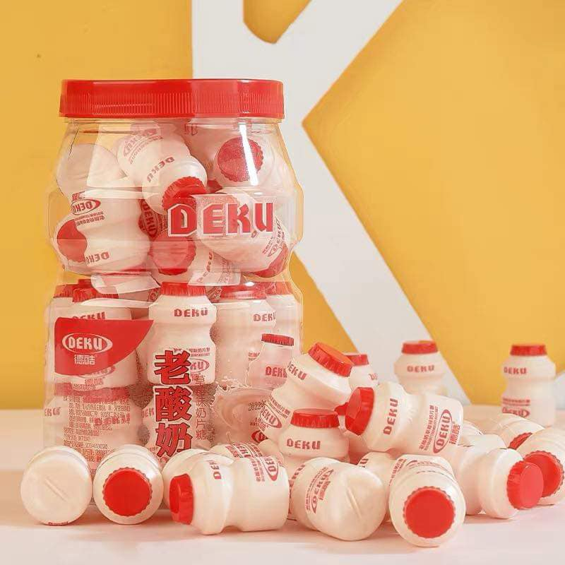 1 big box of 30 small jars of delicious deku yogurt candy | Shopee ...