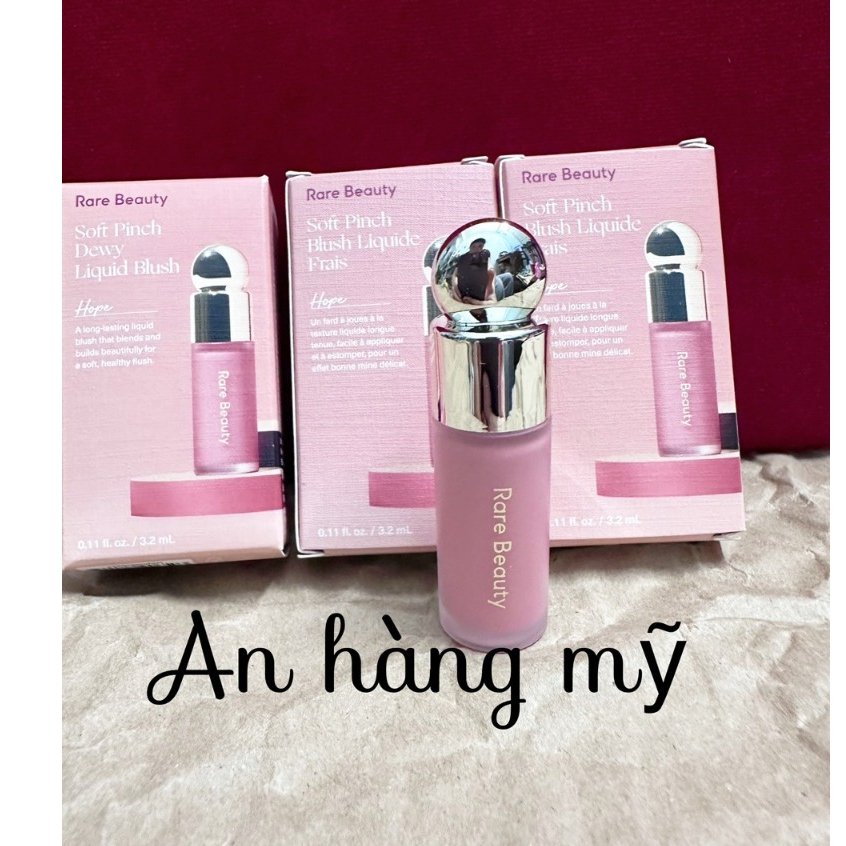 Rare Beauty Soft Pinch Dewy Liquid Blush - Hope Mini 3.2ml | Shopee ...