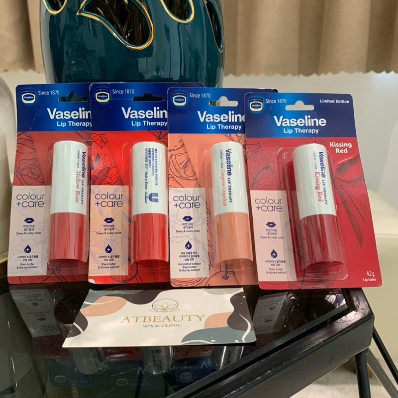 Vaseline Lip Therapy Color + care 4.2g Lip Balm (Korean Domestic ...