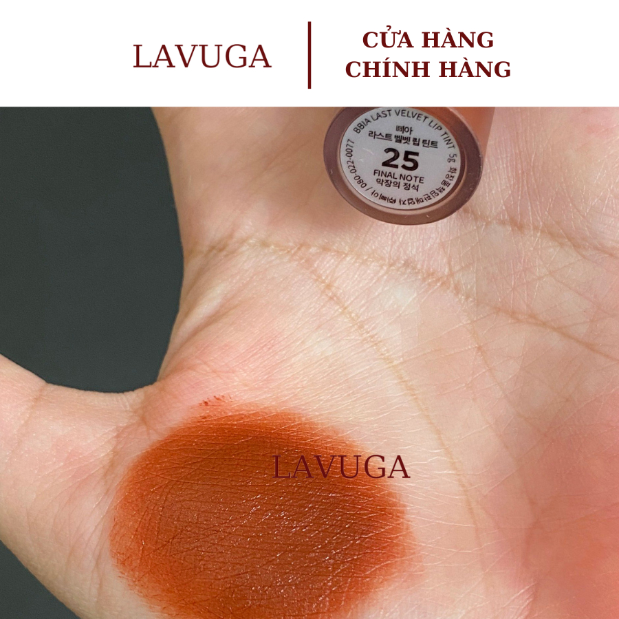 Bbia Last Velvet Lip Tint - 25 Final Note 5g (Bbia color 25 earthy red ...