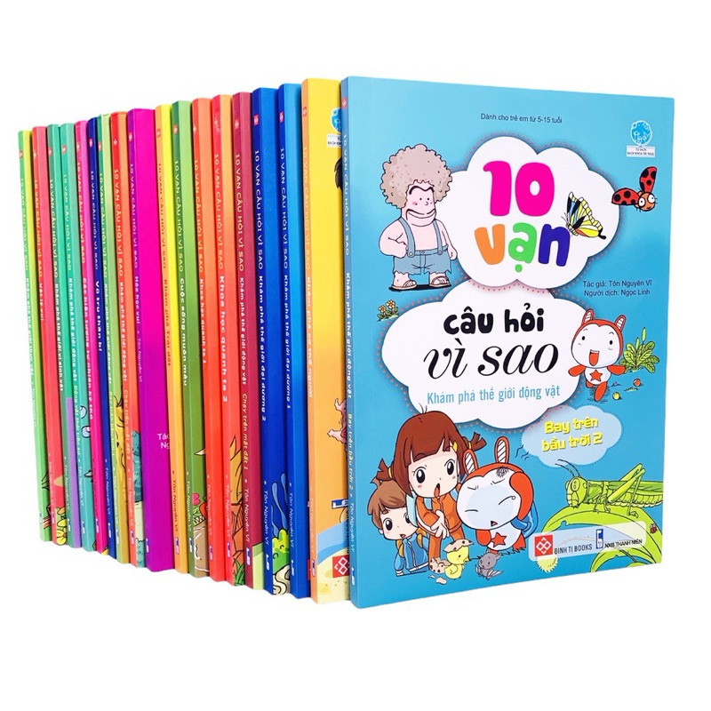 Book - 10,000 Why Questions - complete set of 18 books (Dinh Ti ...