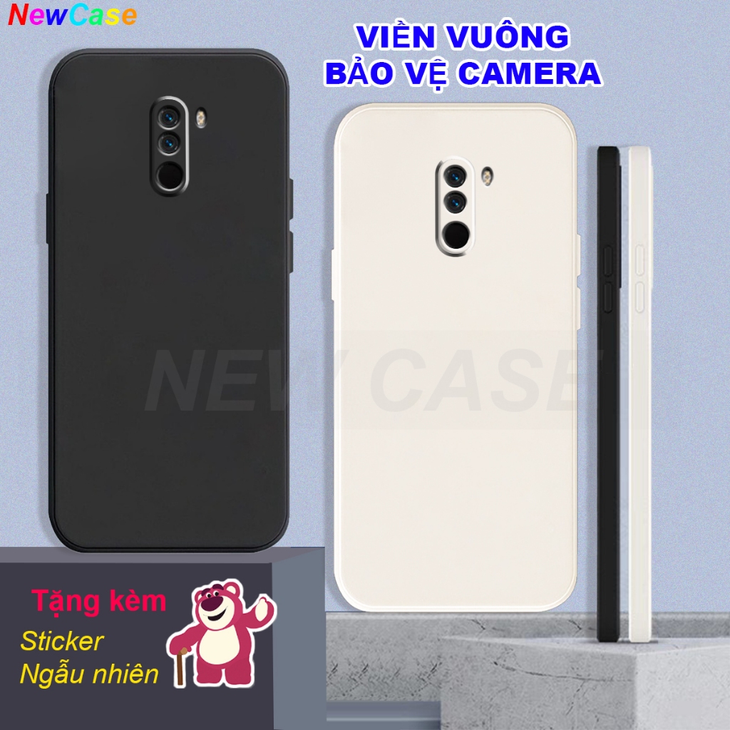 Xiaomi POCO PHONE F1 TPU case with square border to protect the camera ...