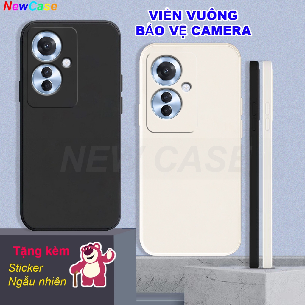 Oppo RENO 11F 5G TPU case with square border to protect the camera ...