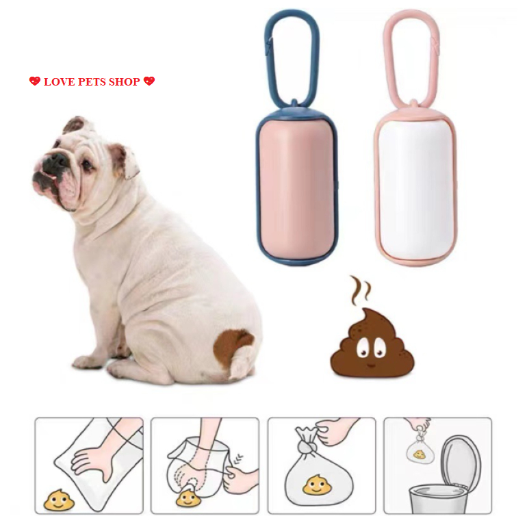 Dog and Cat poop bag box with sliding lid - Love Pets Shop | Shopee ...