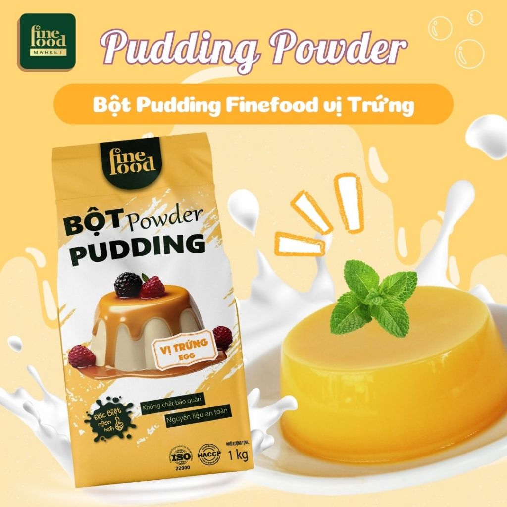 Finefood egg pudding powder 1kg | Shopee Philippines