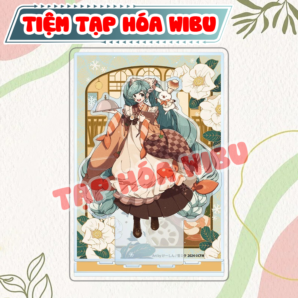 Acrylic Standee Statue Model Hatsune Miku Snow Miku 2024 Kaito Meiko ...