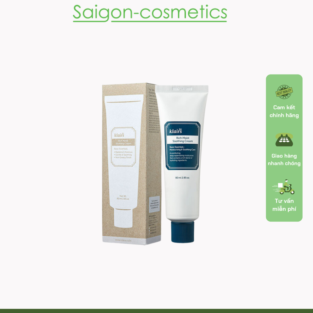 Dear, Klairs Rich Moist Soothing Cream 60ml/80ml | Shopee Philippines