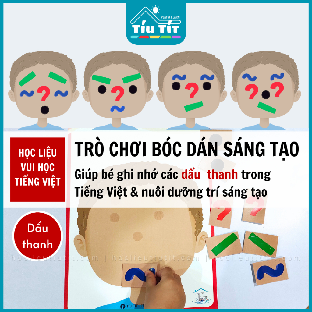 Fun LEARNING MATERIALS FOR LEARNING VIETNAMESE - CREATIVE STICKER GAME ...