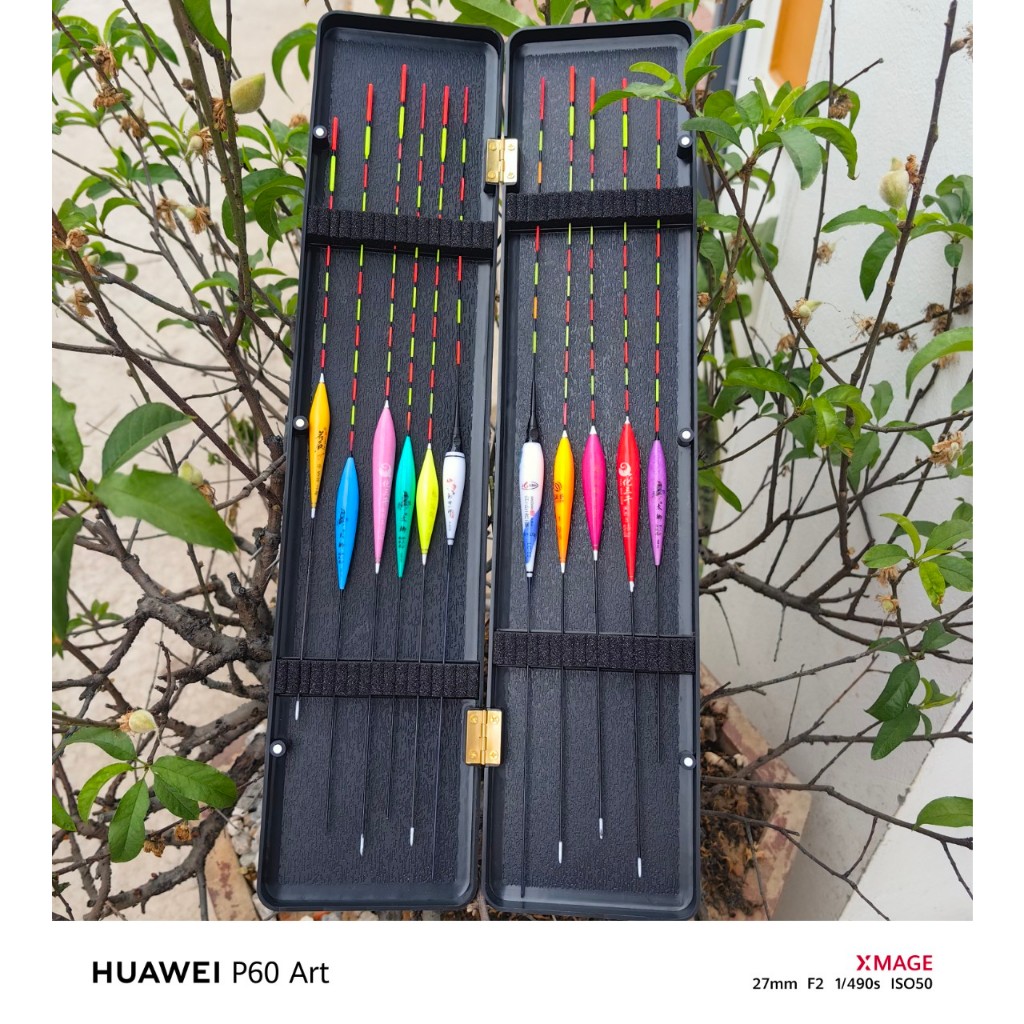 Colorful nano fishing float Combo has 9 day floats and 2 night floats ...