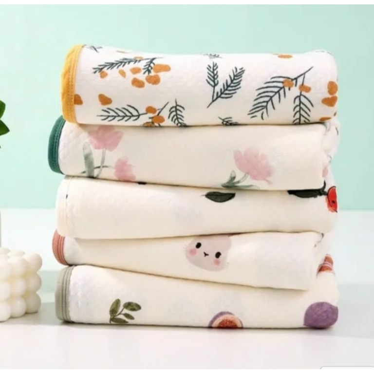 Zeloo Soft Bamboo Fiber Foam Blanket with Beautiful Patterns (Dimension ...