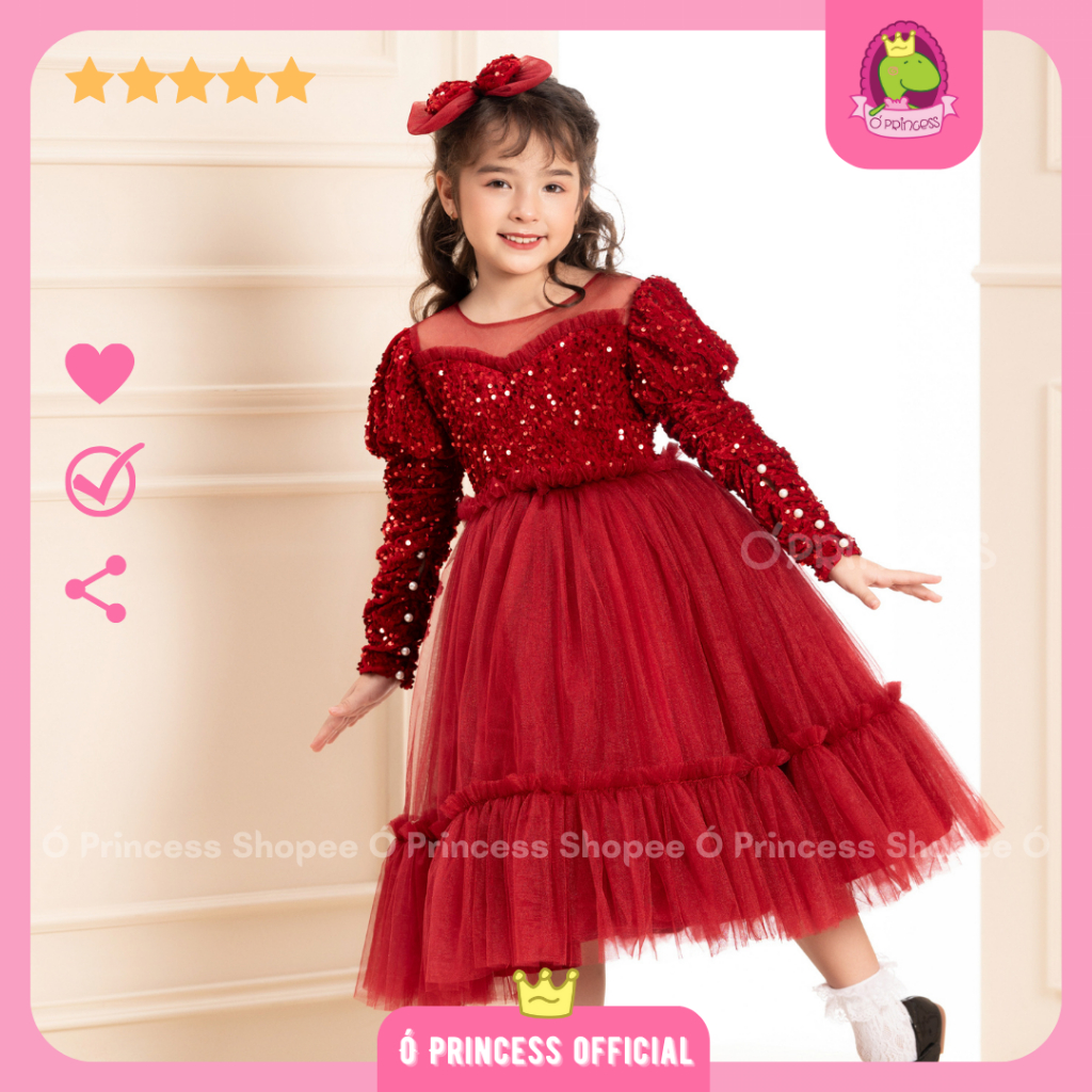 SA Princess Dress For Baby Arms, Feminine Chiffon Velvet, Fluffy And ...