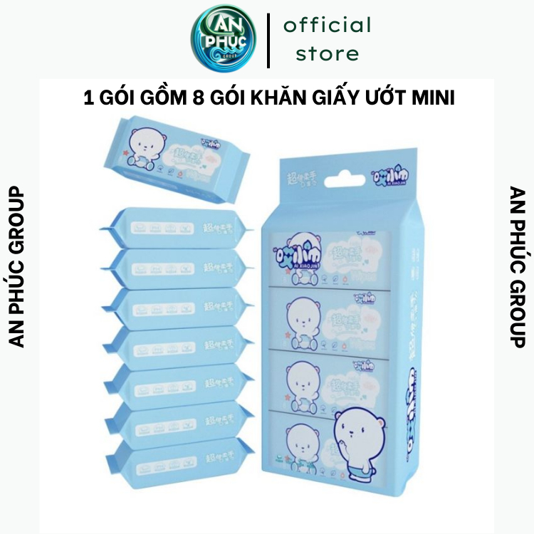 Wet Paper 1 Pack Includes 8 Packs Of Handy mini Wet Tissues To Go To ...