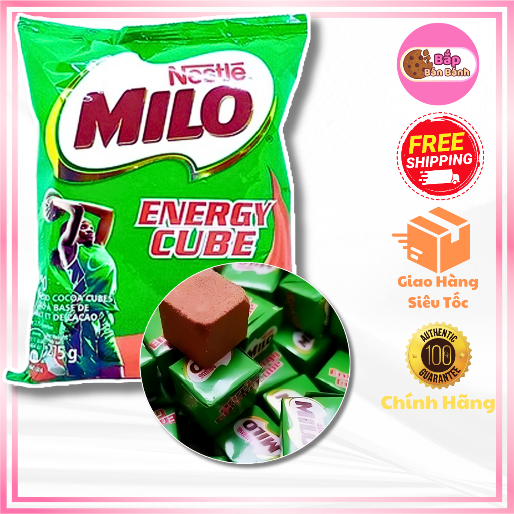 Genuine Thai Milo Cube Nestle Candy (Pack Of 100 Tablets) | Shopee ...