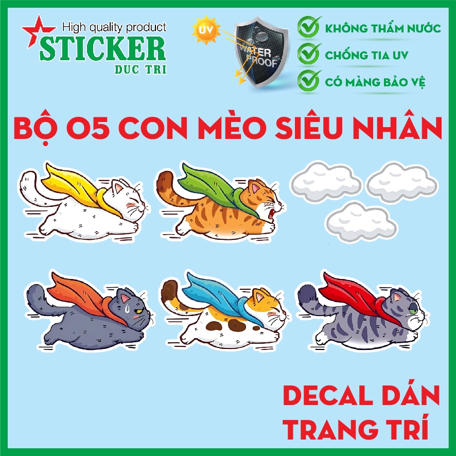 Flying CAT, CAPYBARA, ONE PIECE, QUNH AKA, POKEMON Stickers ...