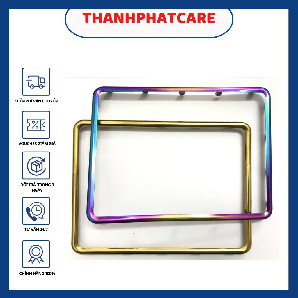 Titanium color license plate frame used for all types of engines | Shopee Philippines
