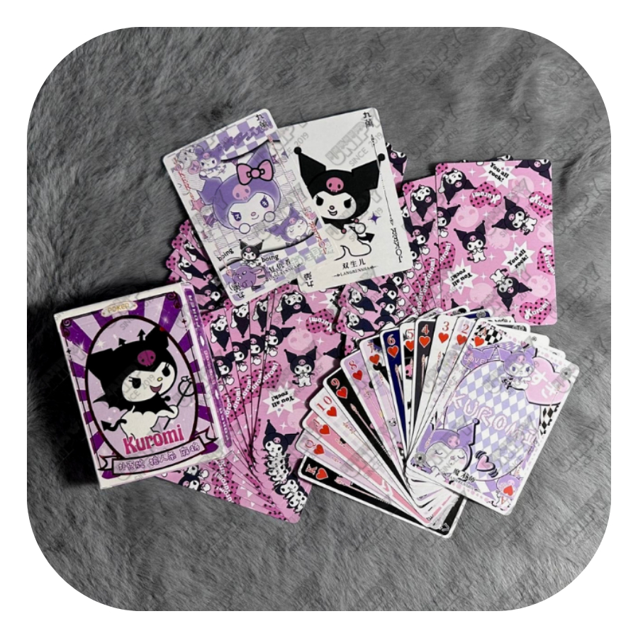 Kuromi Love Deck Of Cards | Gift Entertainment Collectible Cards ...