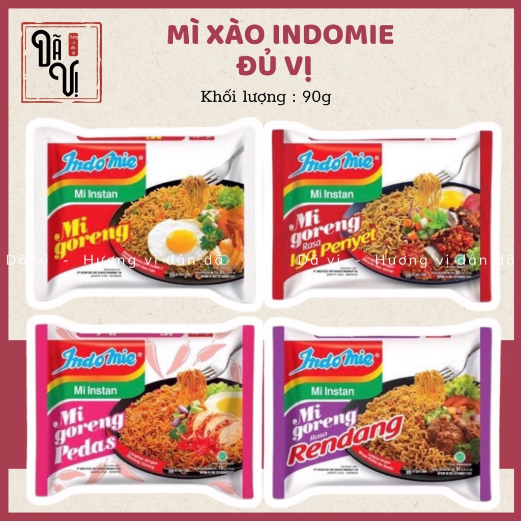 Indomie Dry Stir-Fried Noodles of all flavors/New Indomie Mi Goreng ...